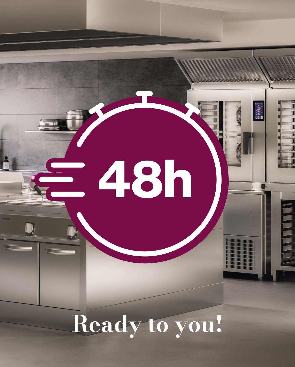 Efficienza e Rapidità: la qualità Tecnoinox in 48 ore - Tecnoinox